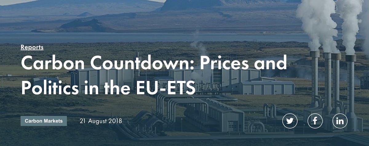 Carbon Countdown: Prices and Politics in the EU-ETS | One Earth