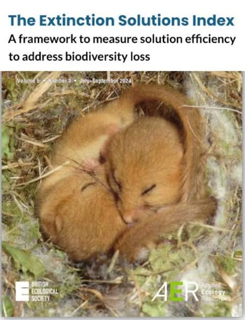 The Extinction Solutions Index (ESI): A framework to measure solution ...