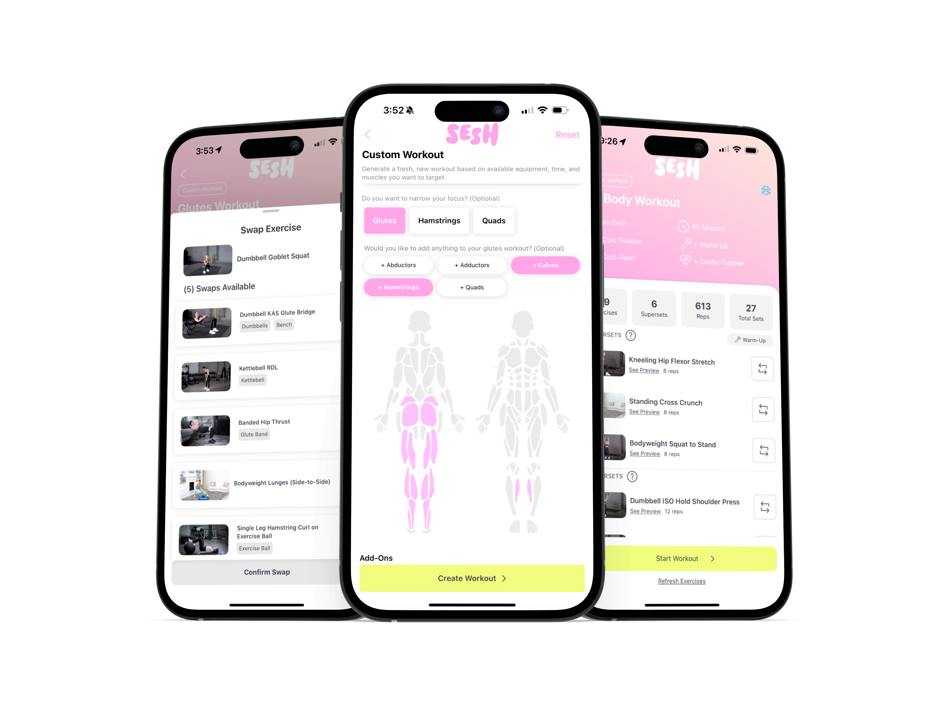 Sesh Workout Generator